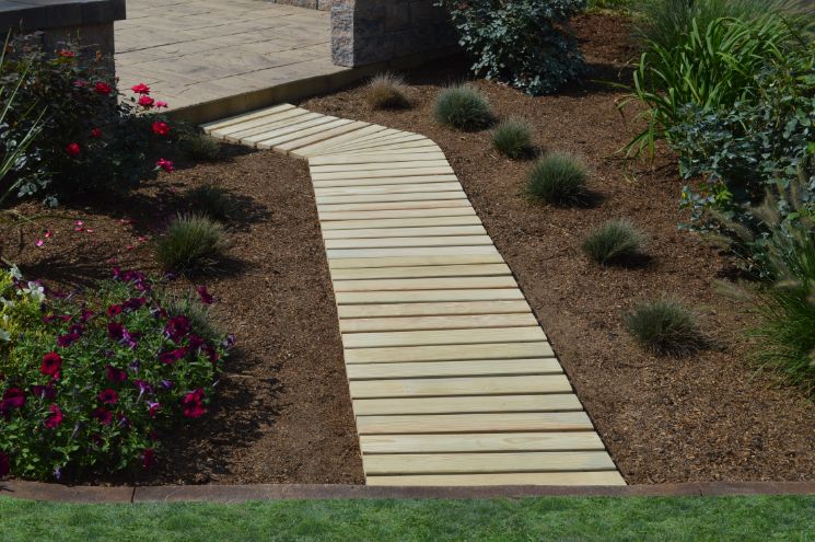 Roll-up Pine Wood Walkways – YardEpic